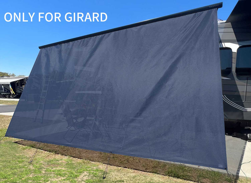 RV Awning Front Shade for GIRARD SYSTEM ONLY - Tentproinc